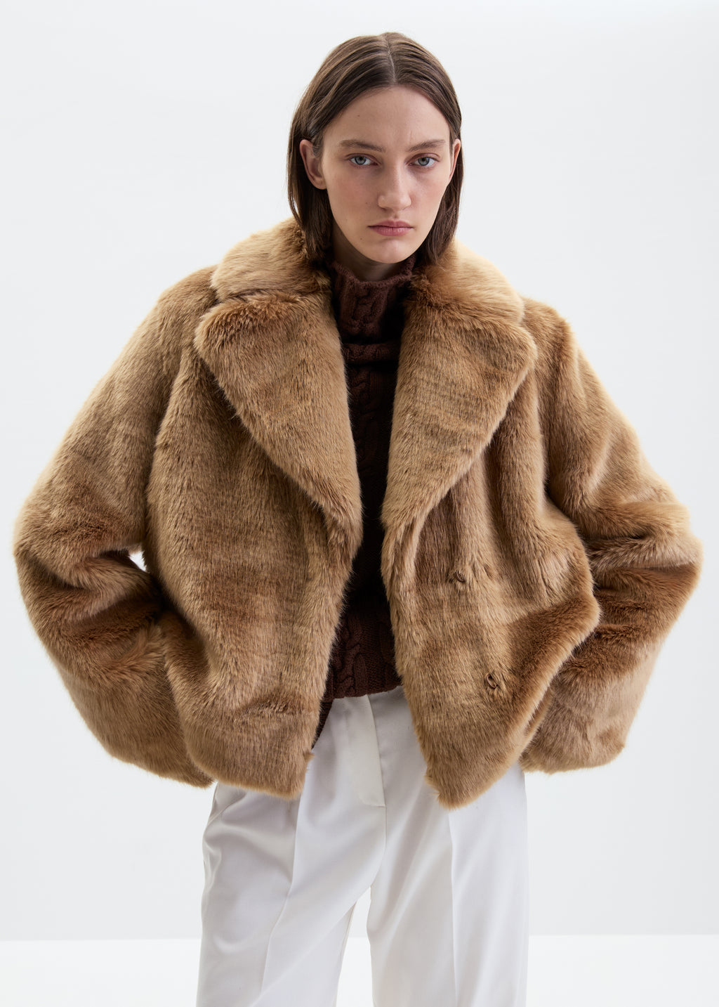 Bura Faux Fur Jacket – iam