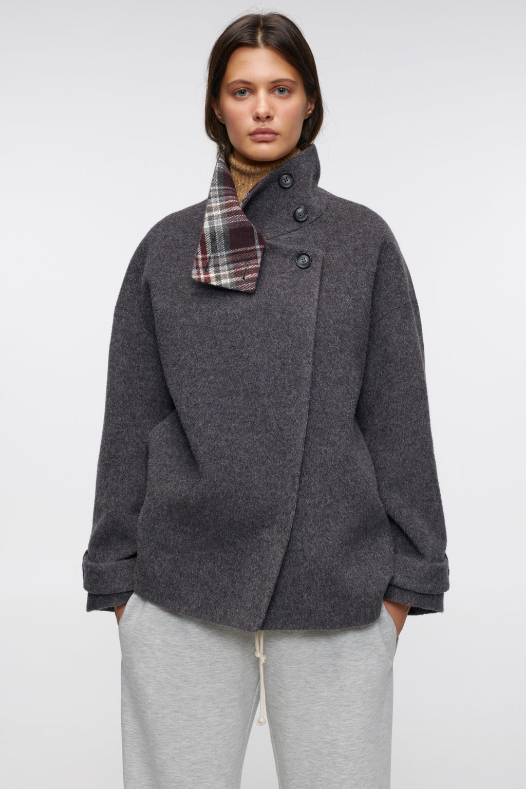 Misty Collar Coat – iam